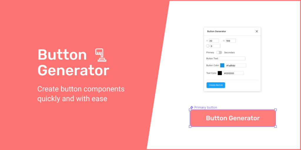 Free Button Generator Figma Plugin | Figma Elements