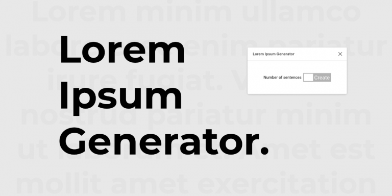 Free Lorem Ipsum Generator Figma Plugin | Figma Elements
