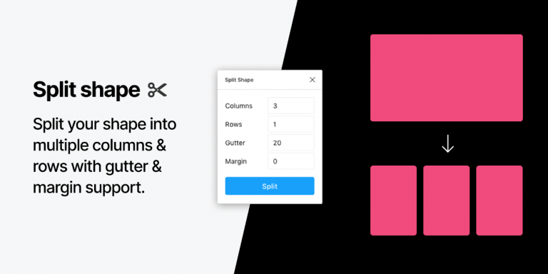 Free Split Shape Figma Plugin | Figma Elements