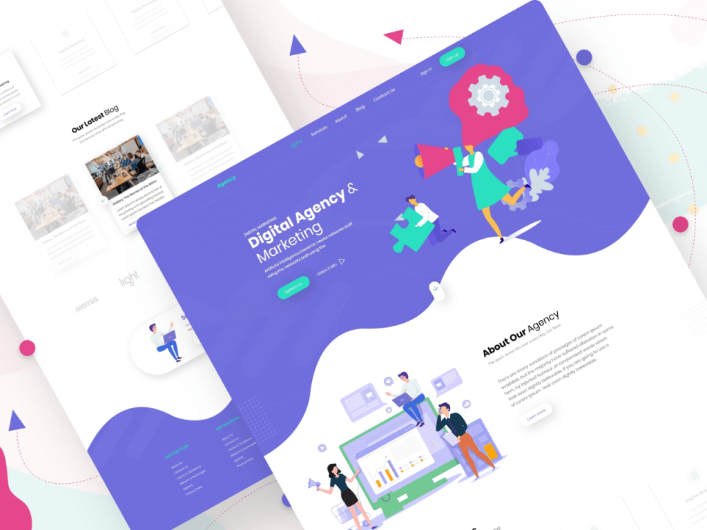 Agency Landing Page - Free Figma Resource | Figma Elements