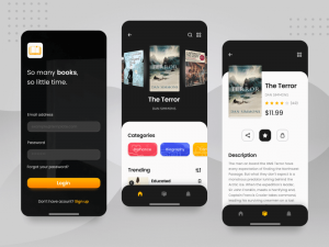Book App - Free Figma Resource | Figma Elements