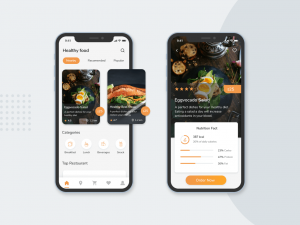 Healthy Food Order - Free Figma Resource | Figma Elements