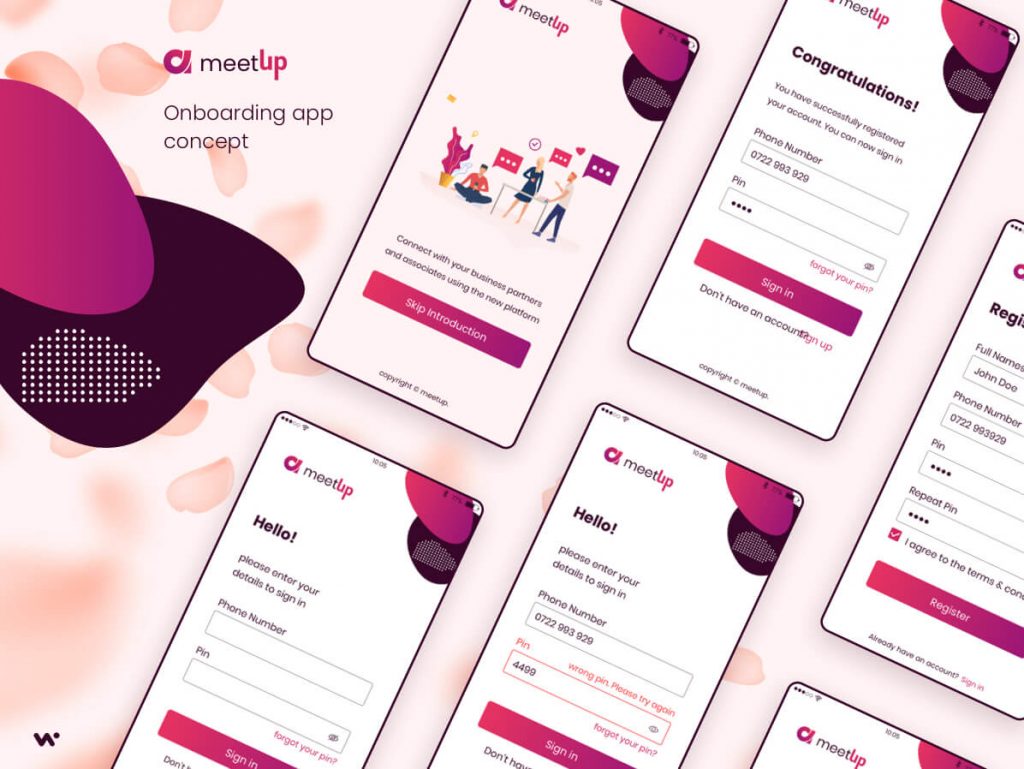 Mobile App Onboarding Process - Free Figma Resource | Figma Elements