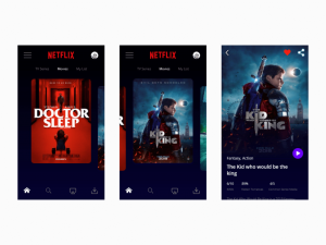Netflix App Redesign - Free Figma Resource | Figma Elements