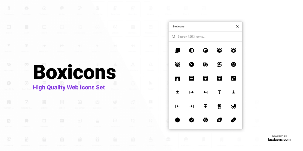 Free Boxicons Figma Plugin | Figma Elements