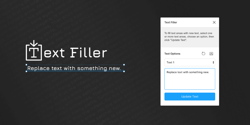 Free Text Filler Figma Plugin | Figma Elements