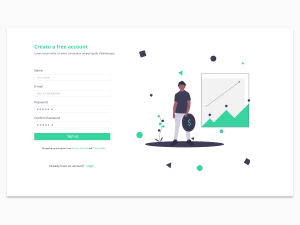 Registration Page - Free Figma Resource | Figma Elements