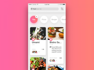 Restaurant List Mobile Concept - Free Figma Resource | Figma Elements