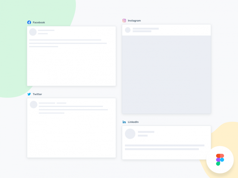 Social Media Preview Post - Free Figma Resource | Figma Elements