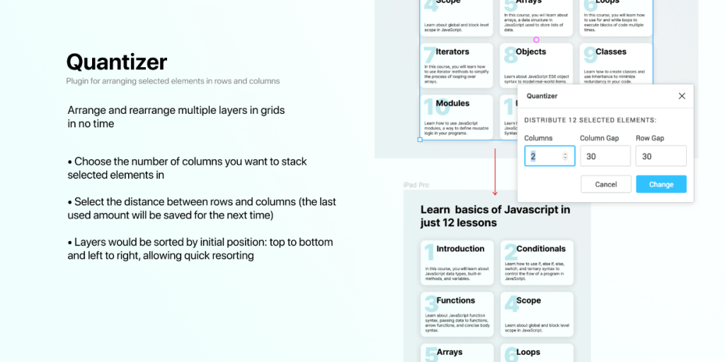 Free Quantizer Figma Plugin | Figma Elements