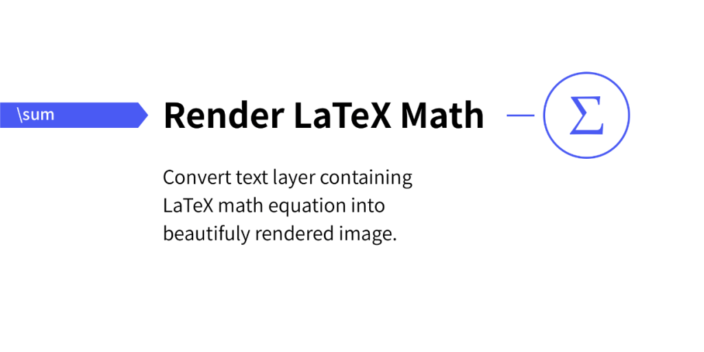 Free Render Math Figma Plugin | Figma Elements
