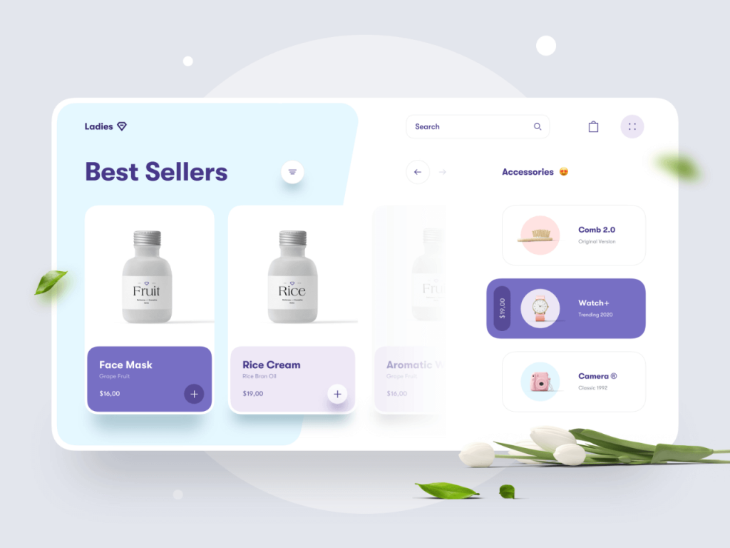 Beauty Store Website - Free Figma Resource | Figma Elements