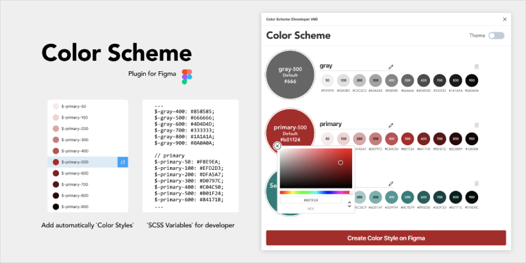 Free Color Scheme Figma Plugin | Figma Elements