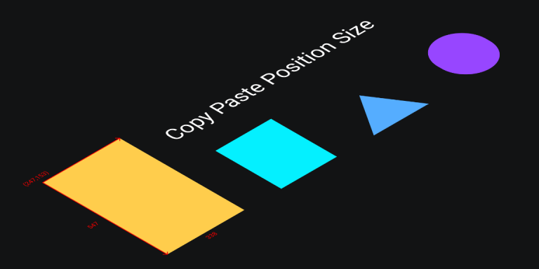 Free Copy Paste Position Size Figma Plugin | Figma Elements