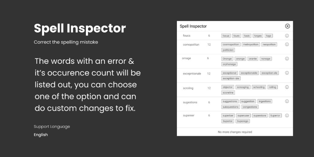 Free Spell Inspector Figma Plugin | Figma Elements