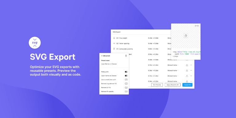 Free SVG Export Figma Plugin | Figma Elements