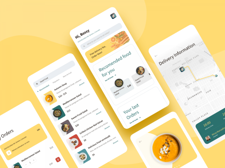 Fast Food Delivery - Free Figma Resource | Figma Elements