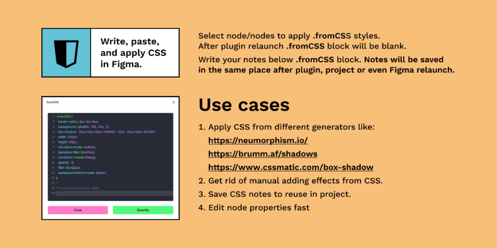 Free fromCSS Figma Plugin | Figma Elements
