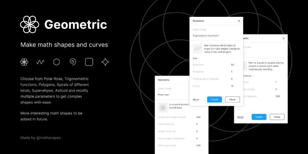 Free Geometric Figma Plugin | Figma Elements