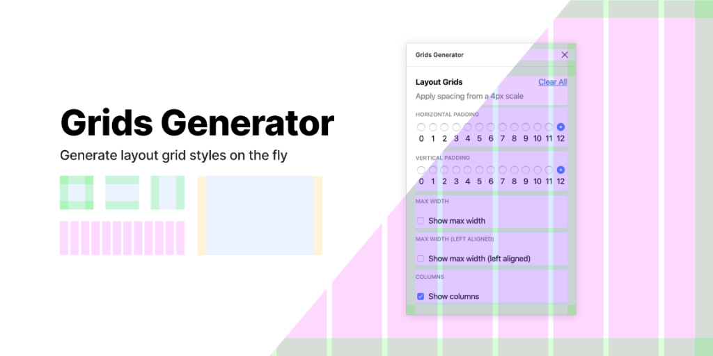 Free Grids Generator Figma Plugin | Figma Elements