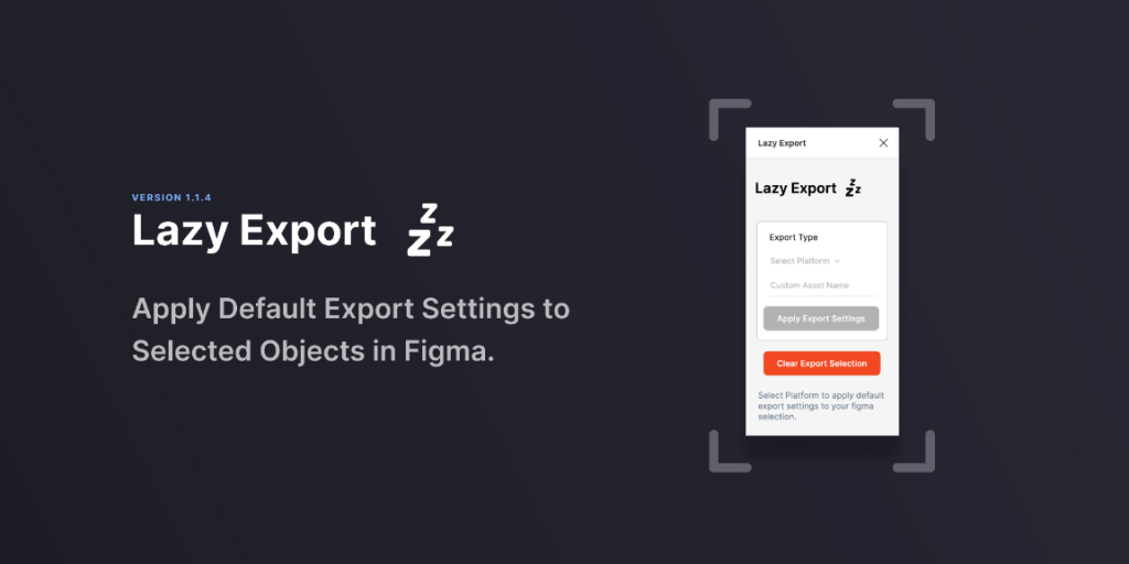 Free Lazy Export Figma Plugin | Figma Elements