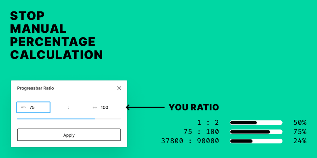 Free Progressbar Ratio Figma Plugin | Figma Elements
