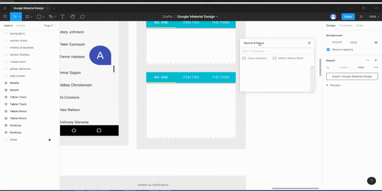 Free Search & Focus Figma Plugin | Figma Elements