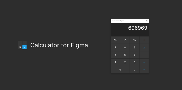 Free Calculator for Figma Figma Plugin | Figma Elements