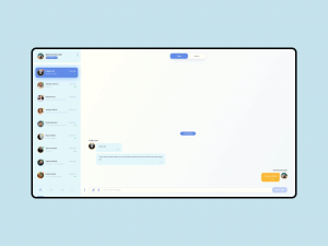 Desktop Chat Screen - Free Figma Resource | Figma Elements