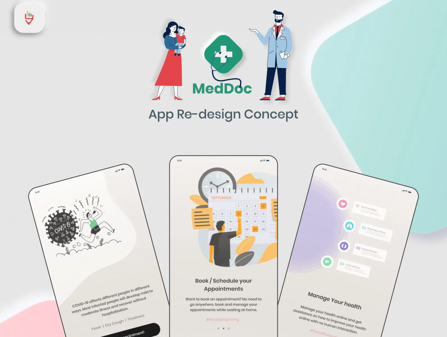 Doctor Appointment Onboarding - Free Figma Resource | Figma Elements