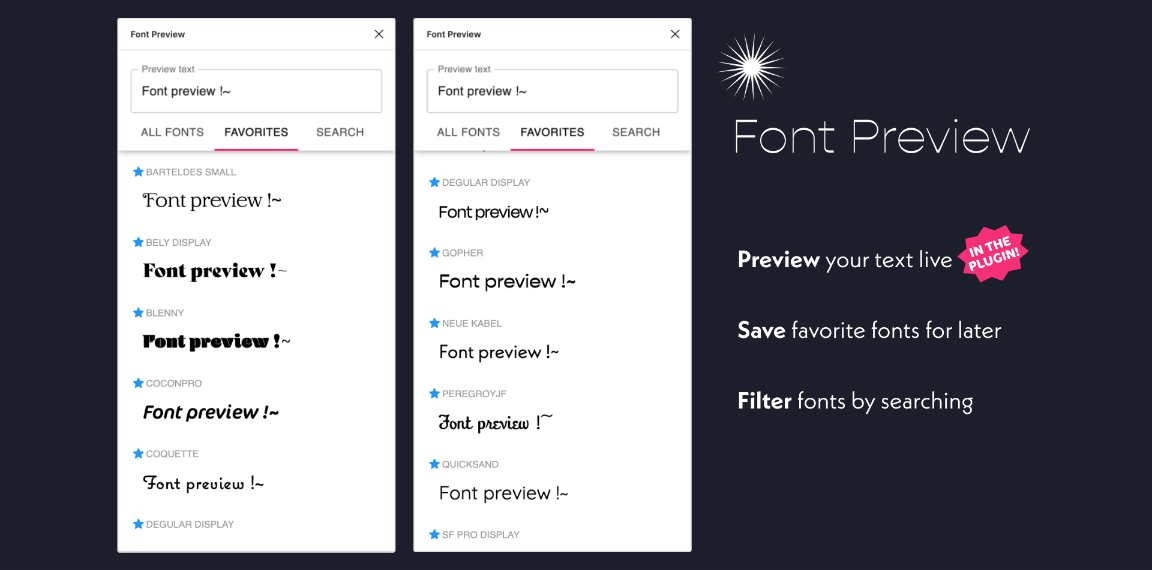 Free Font Preview Figma Plugin Figma Elements
