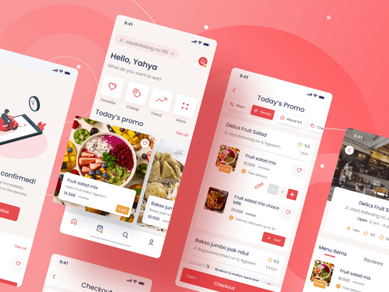 Food Ordering App - Free Figma Resource | Figma Elements