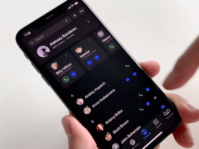 iOS Contacts Apps - Free Figma Resource | Figma Elements