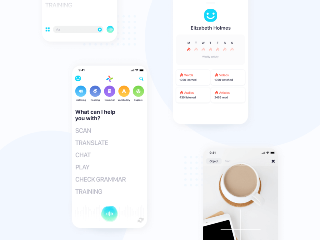Language Learning App - Free Figma Resource | Figma Elements
