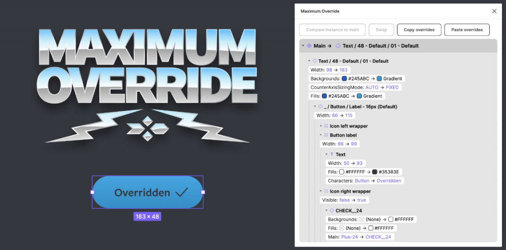 Free Maximum Override Figma Plugin | Figma Elements