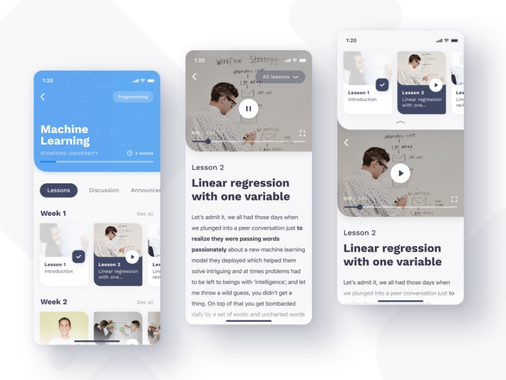 Online Courses Platform - Free Figma Resource | Figma Elements