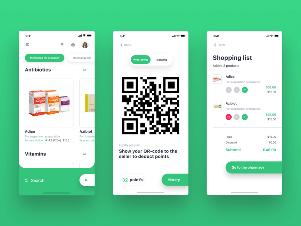 Pharmacy Template - Free Figma Resource | Figma Elements