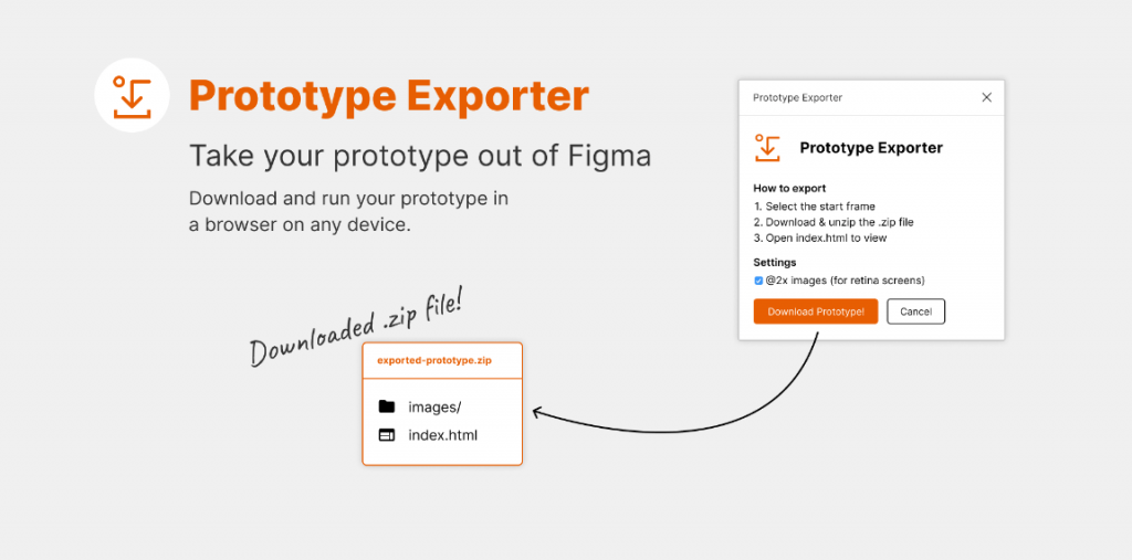 Free Prototype Exporter Figma Plugin | Figma Elements