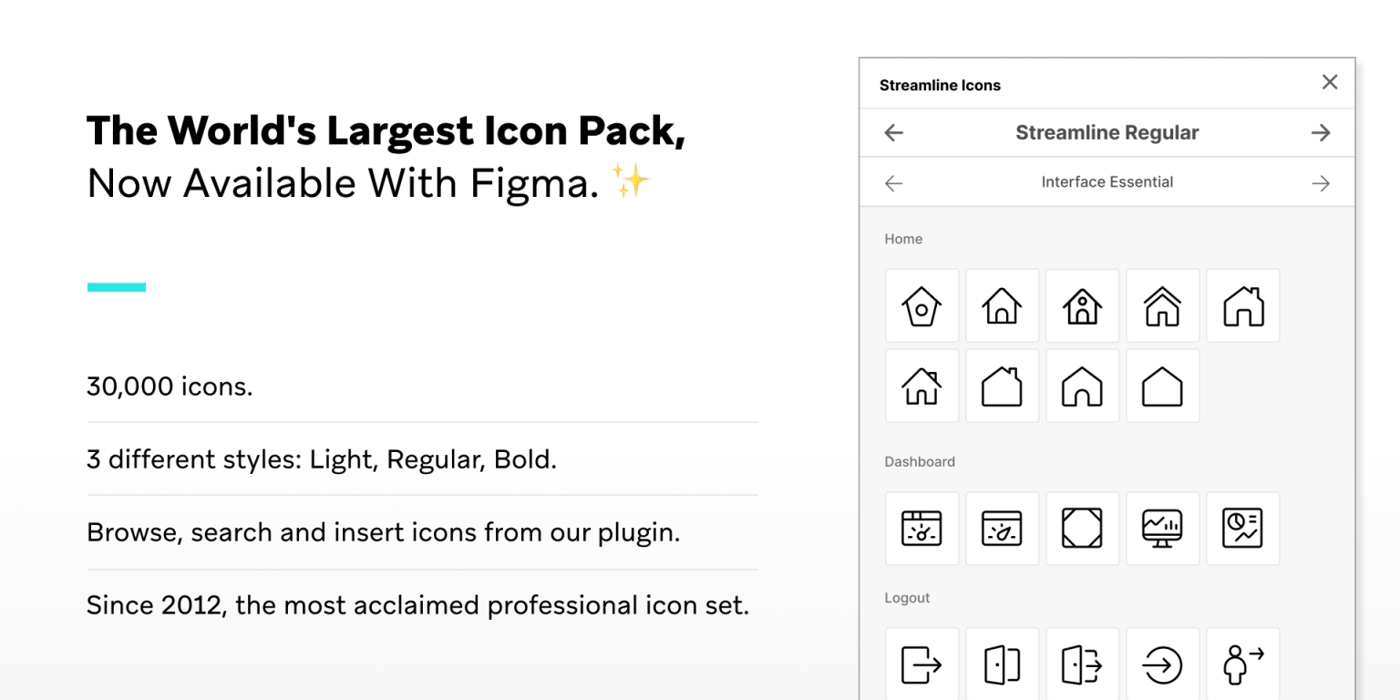 Free Streamline Icons Figma Plugin | Figma Elements