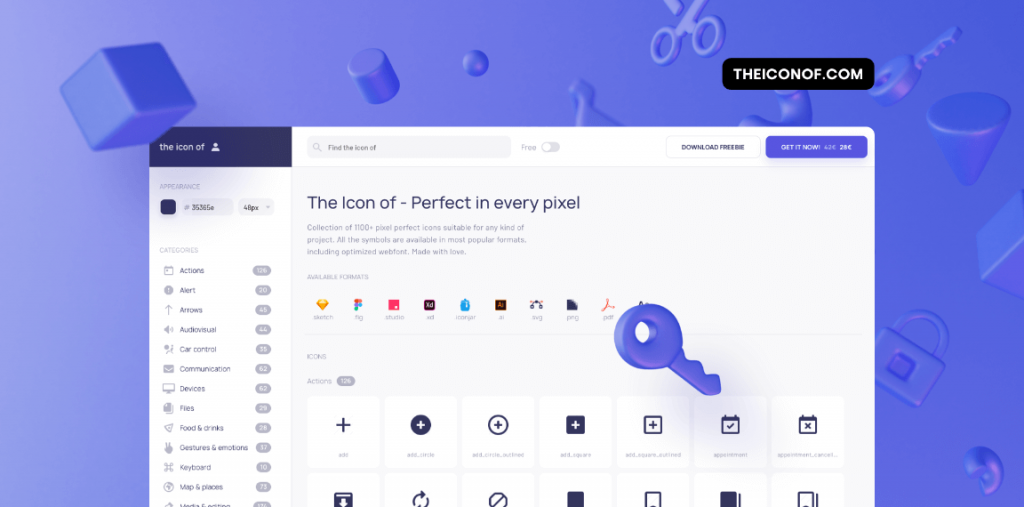 Free The Icon of - Icon set Figma Plugin | Figma Elements