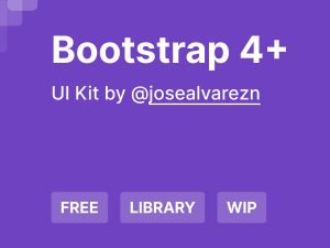 Bootstrap 4+ UI Kit - Free Figma Resource | Figma Elements