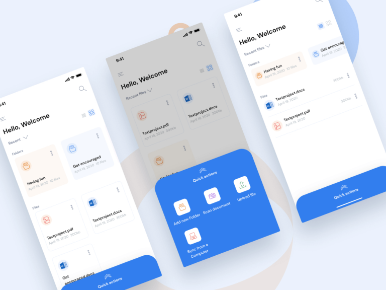 Document Scanner App - Free Figma Resource | Figma Elements