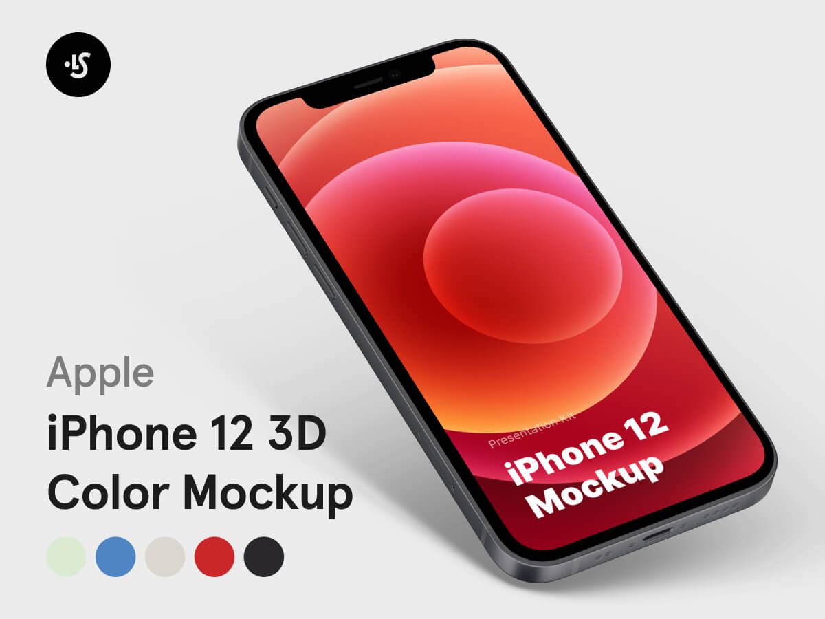 IPhone 12 3D Color Mockup Free Figma Resource Figma Elements