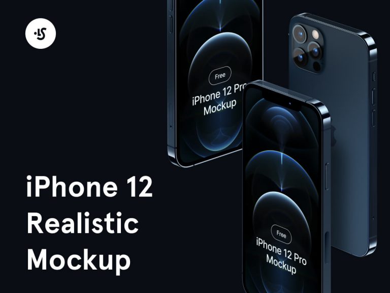 iPhone 12 Realistic Mockup - Free Figma Resource | Figma Elements