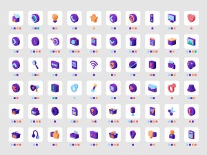 Isometric 3D Icons - Free Figma Resource | Figma Elements