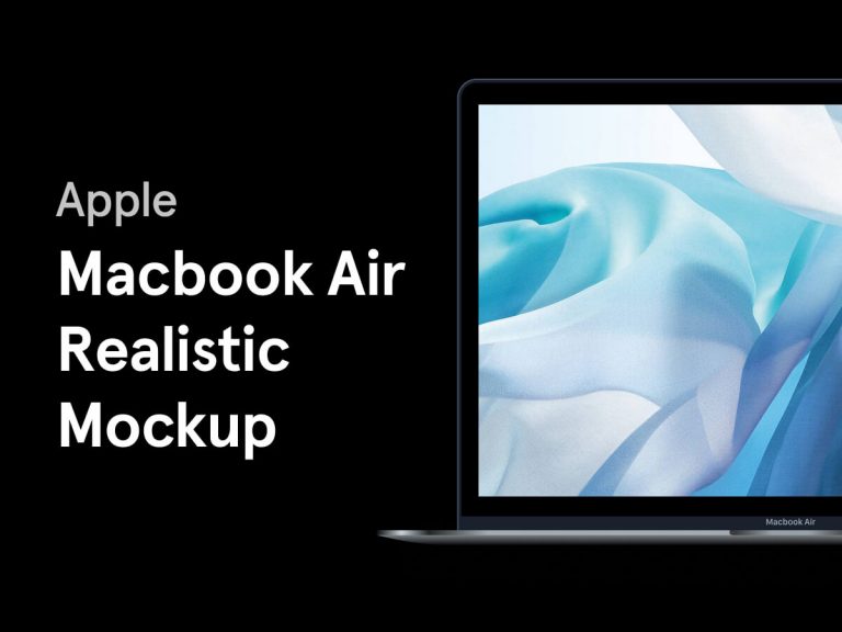 Macbook Air Realistic Mockup - Free Figma Resource | Figma Elements