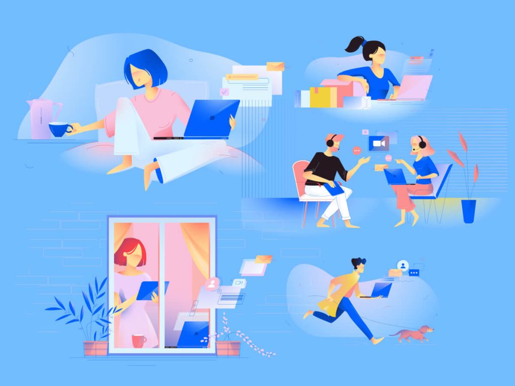 Meetup Illustrations - Free Figma Resource | Figma Elements