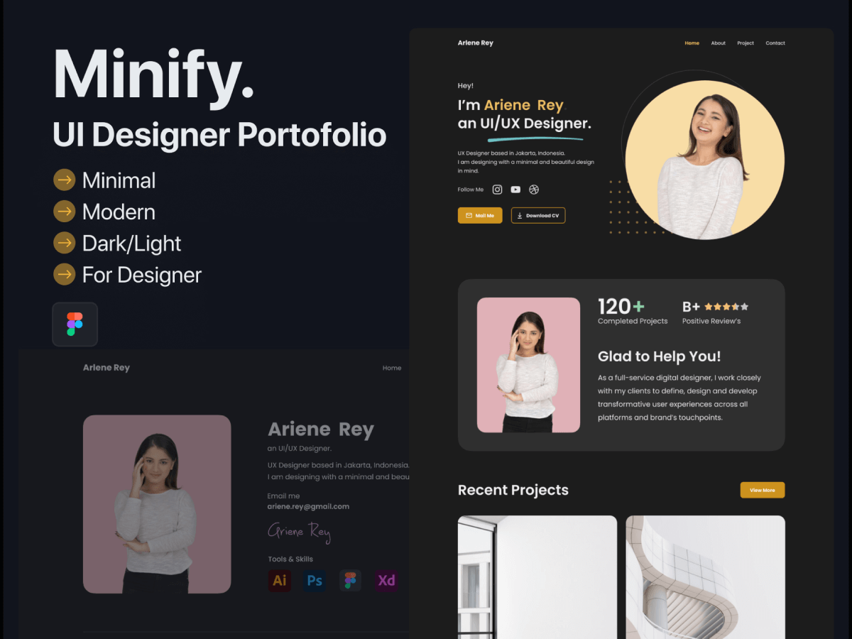 Portfolio Template Figma