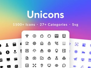 Unicons Icon Pack - Free Figma Resource | Figma Elements