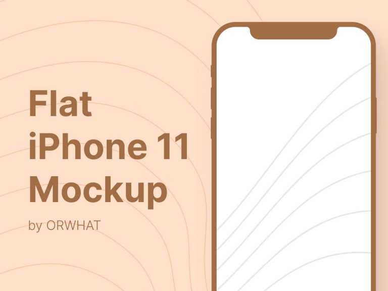 Flat iPhone 11 Mockup - Free Figma Resource | Figma Elements